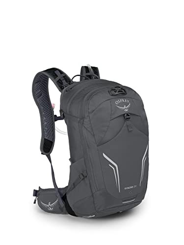 Osprey Syncro 20L Men's Hiking Backpack with Hydraulics Reservoir, Coal Grey