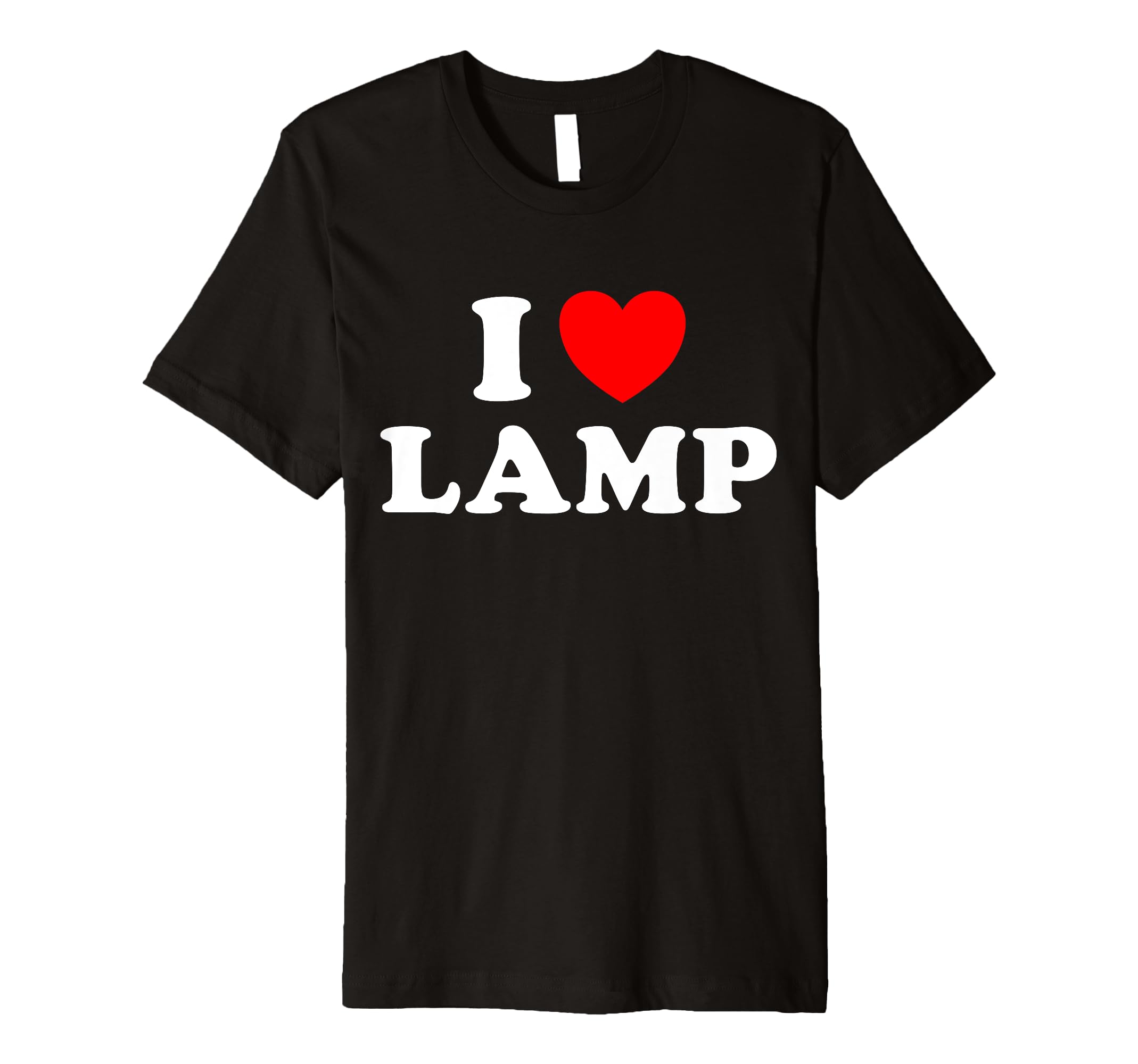 I Love Lamp Funny Light Shade Lampshade Candle Lantern Moth Premium T-Shirt