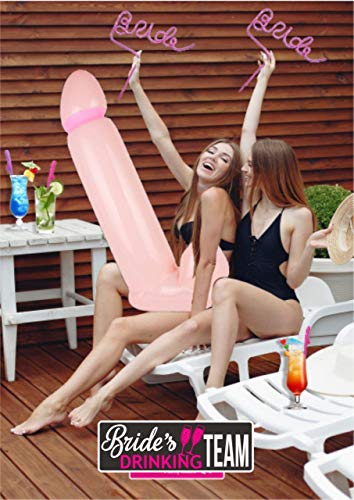 Pecker Inflatable Blow Up Penis for Bachelorette Party - Inflatable Willy Bachelorette Party - Hens Party Supplies