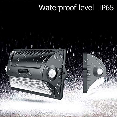 AKSPET Lights LED Wall Lamp Outdoor Solar Lights PIR Motion Sensor Double PIR Inductor 7 Colorful 3 Modes Split Security Solar Garden Light