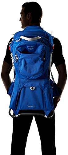 Osprey Poco Plus Child Carrier and Backpack for Travel, Blue Sky