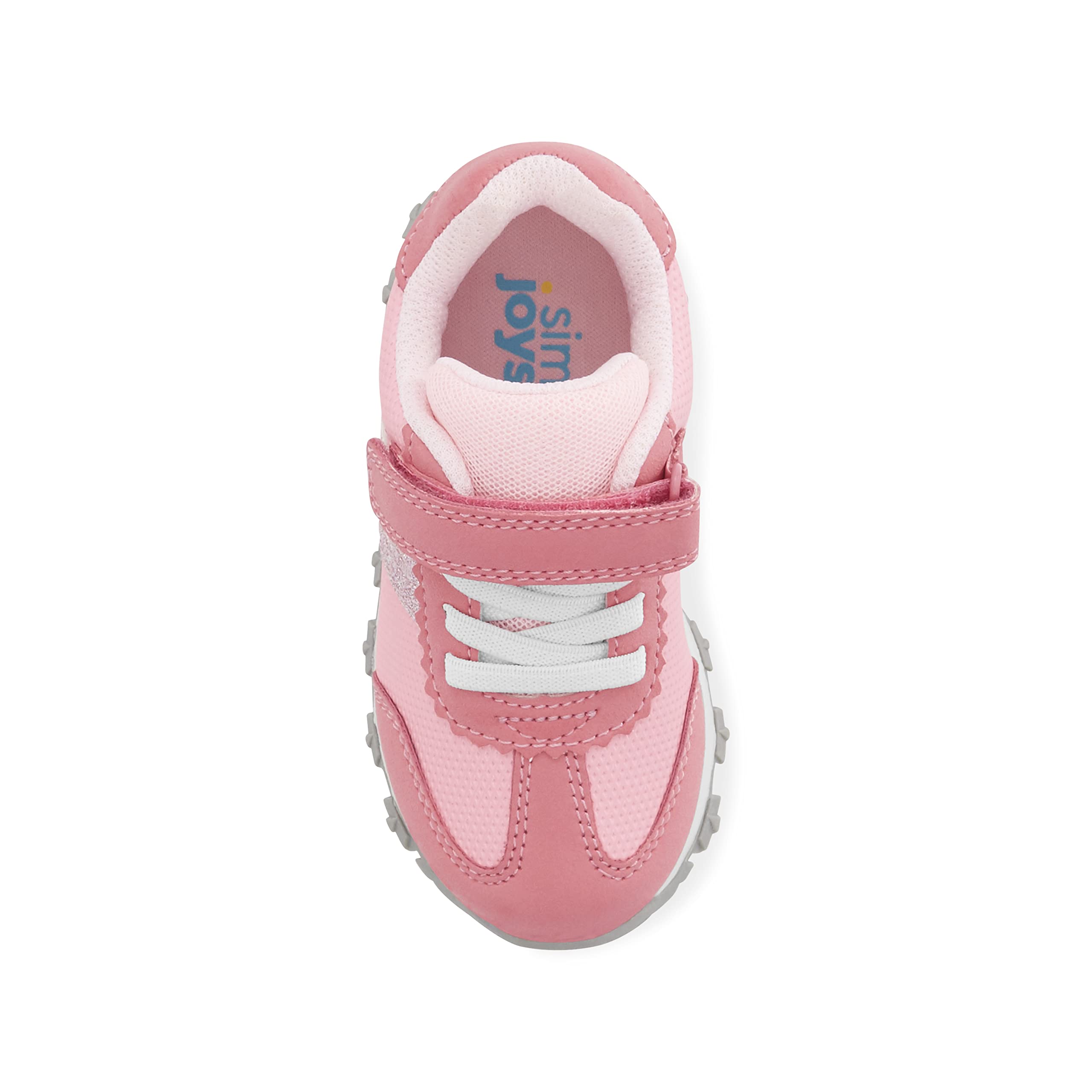 Simple Joys by Carter's Kids Bailey Athletic Sneaker Running Shoe, Pink, 9 US Unisex Toddler