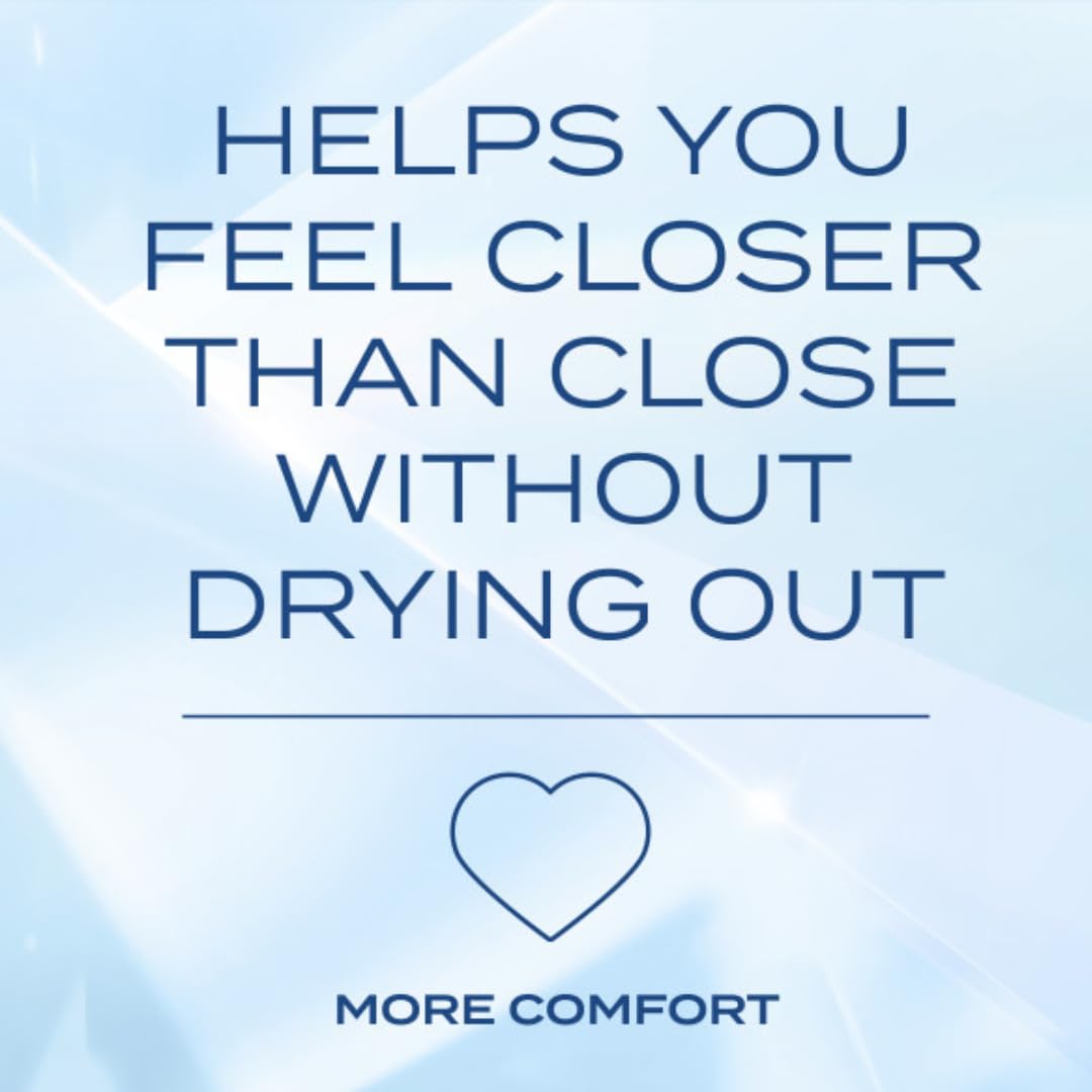 K-Y True Feel Lube, Personal Lubricant, Silicone-Based Formula, Safe to Use with Condoms, For Men, Women and Couples, 1.5 FL OZ (Pack of 2)