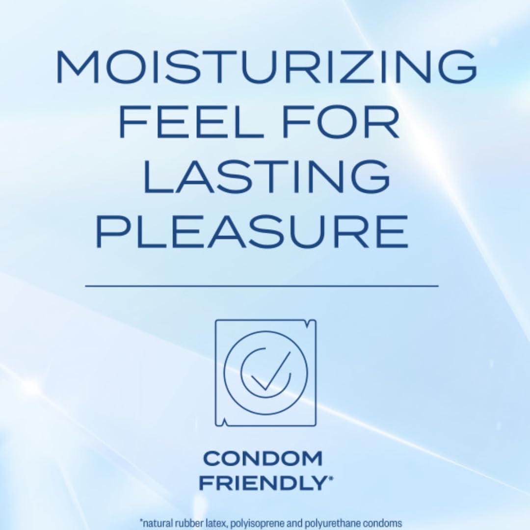 K-Y True Feel Lube, Personal Lubricant, Silicone-Based Formula, Safe to Use with Condoms, For Men, Women and Couples, 1.5 FL OZ (Pack of 2)