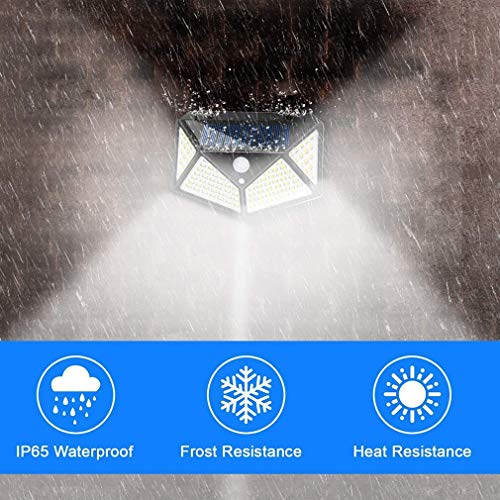 3 Modes LED Solar Light Outdoor Solar Lamp PIR Motion Sensor Wall Light Waterproof Solar Powered Sunlight for Garden Decoration 1 pc (2 pcs)