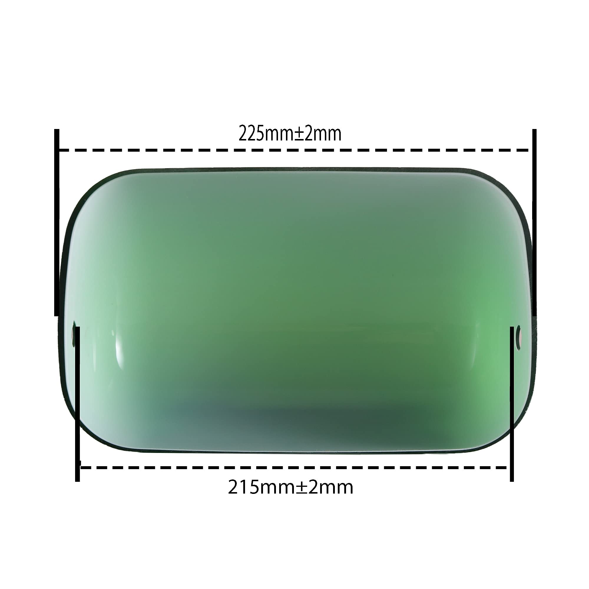 GoLuck Glass Bankers Lamp Shade Standard Replacement Lampshade(Green)