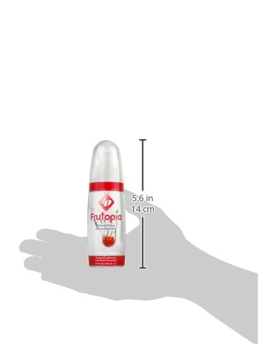 ID Lubricants Frutopia Personal Lubricant - Cherry Flavored, Water Based Lube, 3.4 Fl Oz Bottle, Assorted