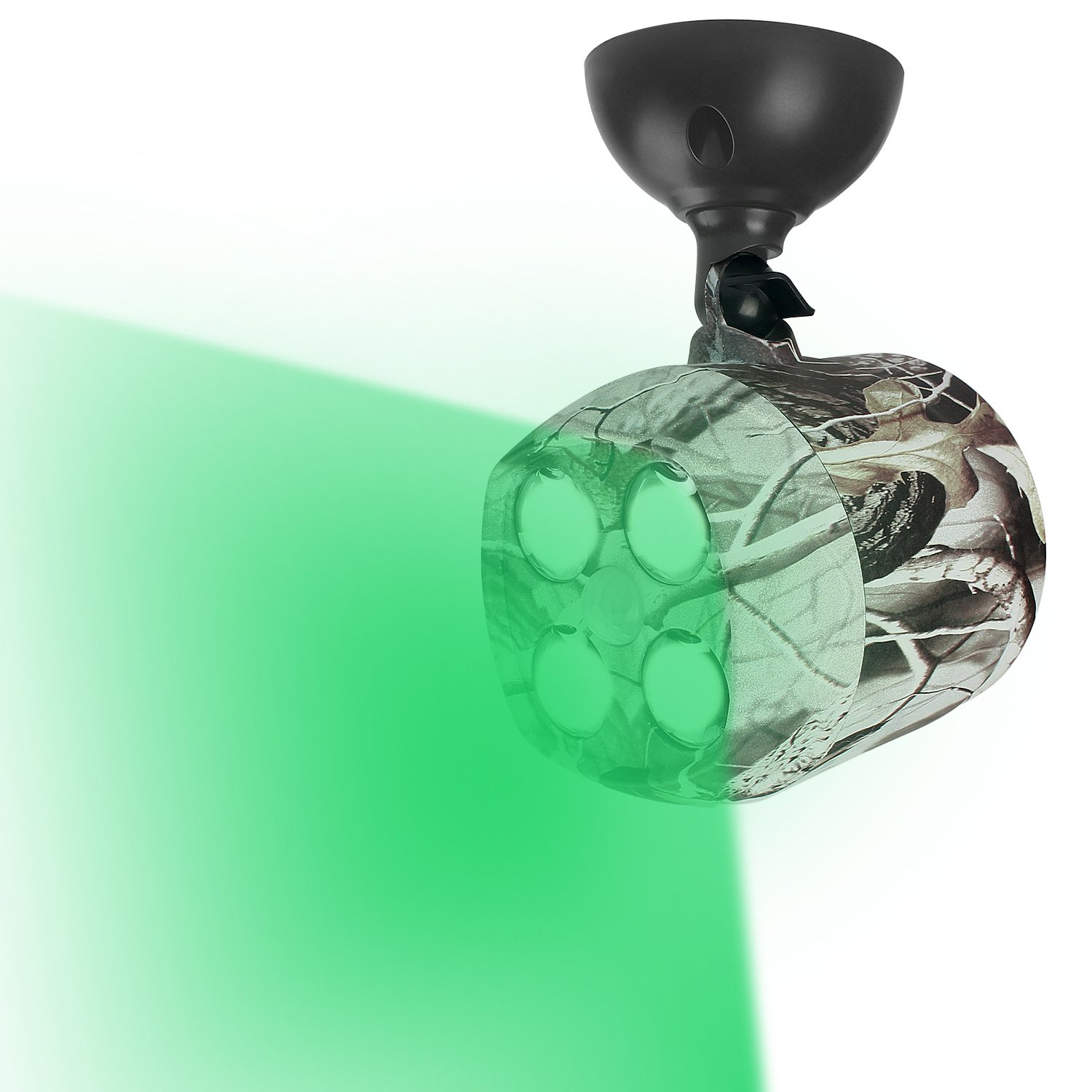 TRAIL WATCHER Deer Feeder Light Hog Hunting Green Light Spotlight PIR Motion Sensor 120°Angle IP65 Waterproof Outdoor Animal Game Feeder Cage (F1)