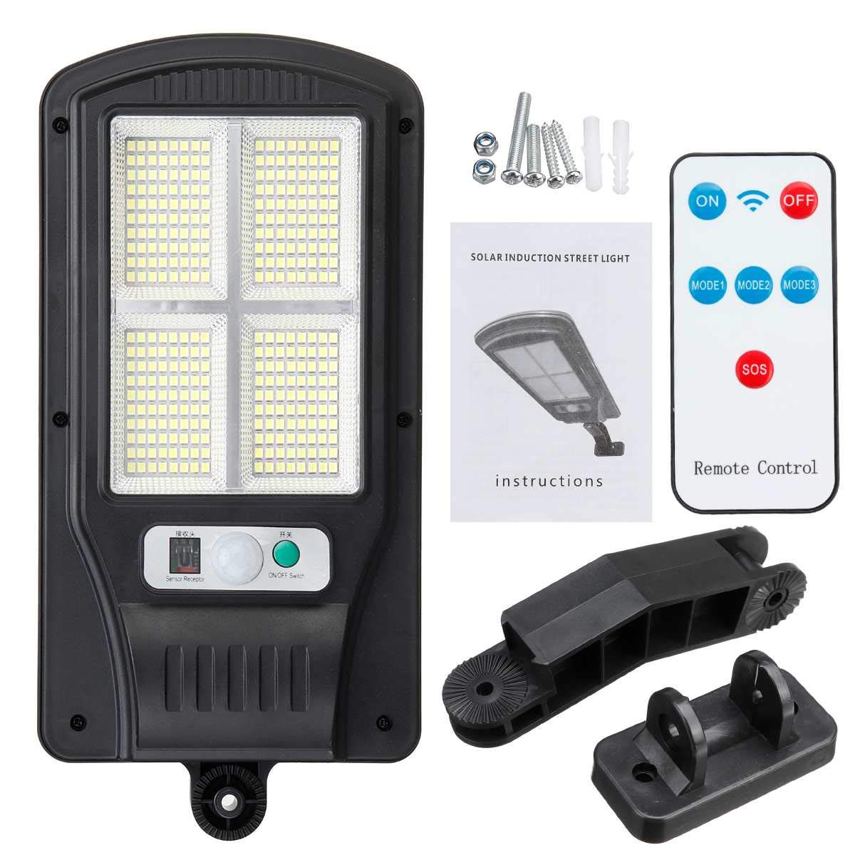 800/1000/1500W Solar Street Light LED PIR Motion Sensor Solar Light IP65 Waterproof Outdoor Lighting Garden Lamp Led Wall Light