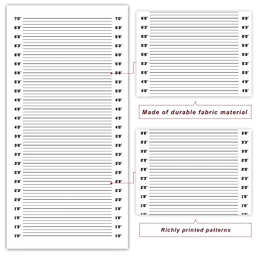 Mugshot Police Lineup Height Charts Banner Backdrop Background Accurate Measurements Theme Decor for Girls Bridal Shower Bachelorette Party Birthday Party Wedding Night Out Party Favors Decorations