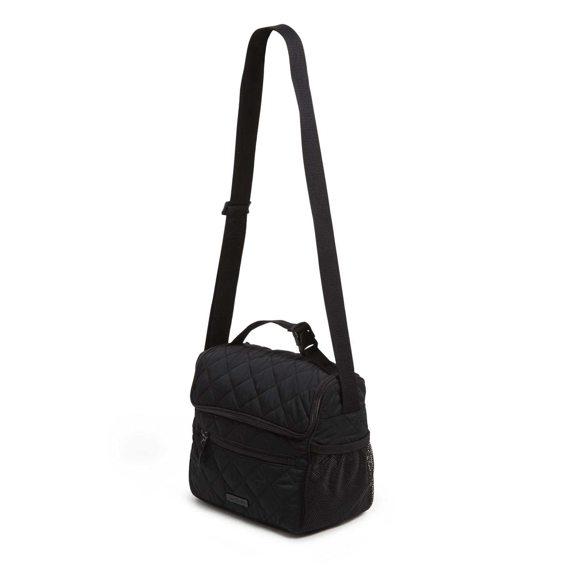 Vera Bradley Women's Performance Twill Crossbody Lunch Tote, Black, One Size