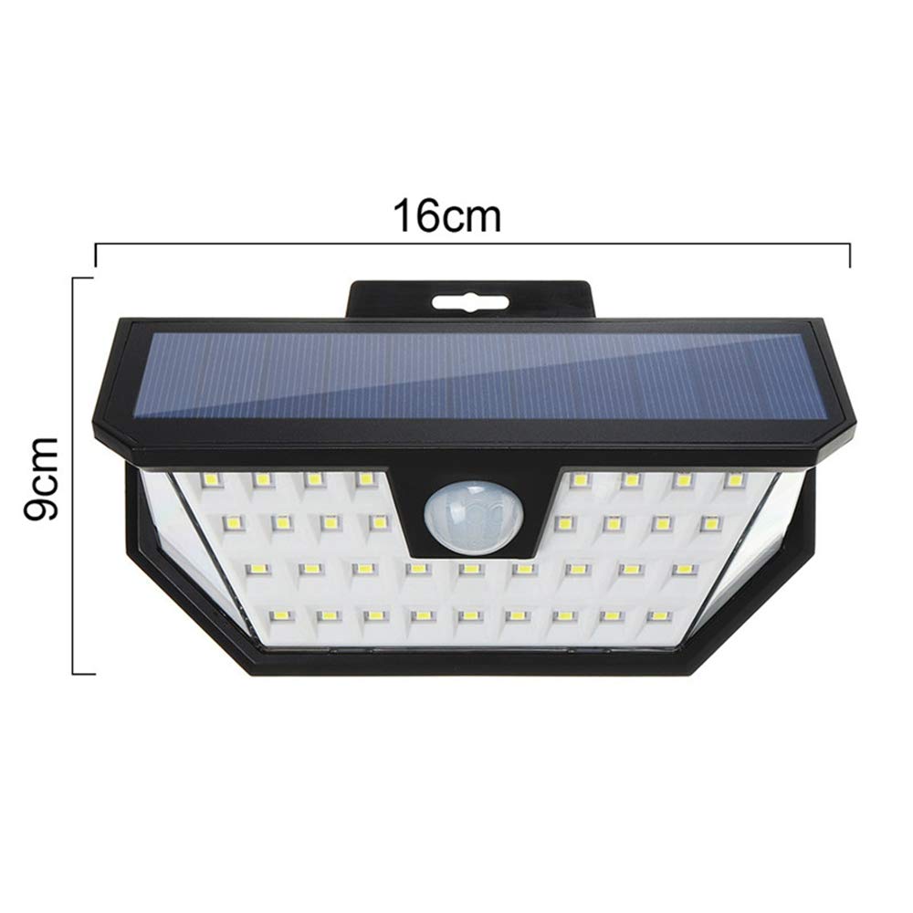 LED Solar Light 48Led Waterproof IP65 Outdoor Garden Lights Courtyard PIR Motion Sensor Emergency Wide Angle LED Solar Wall Lamp