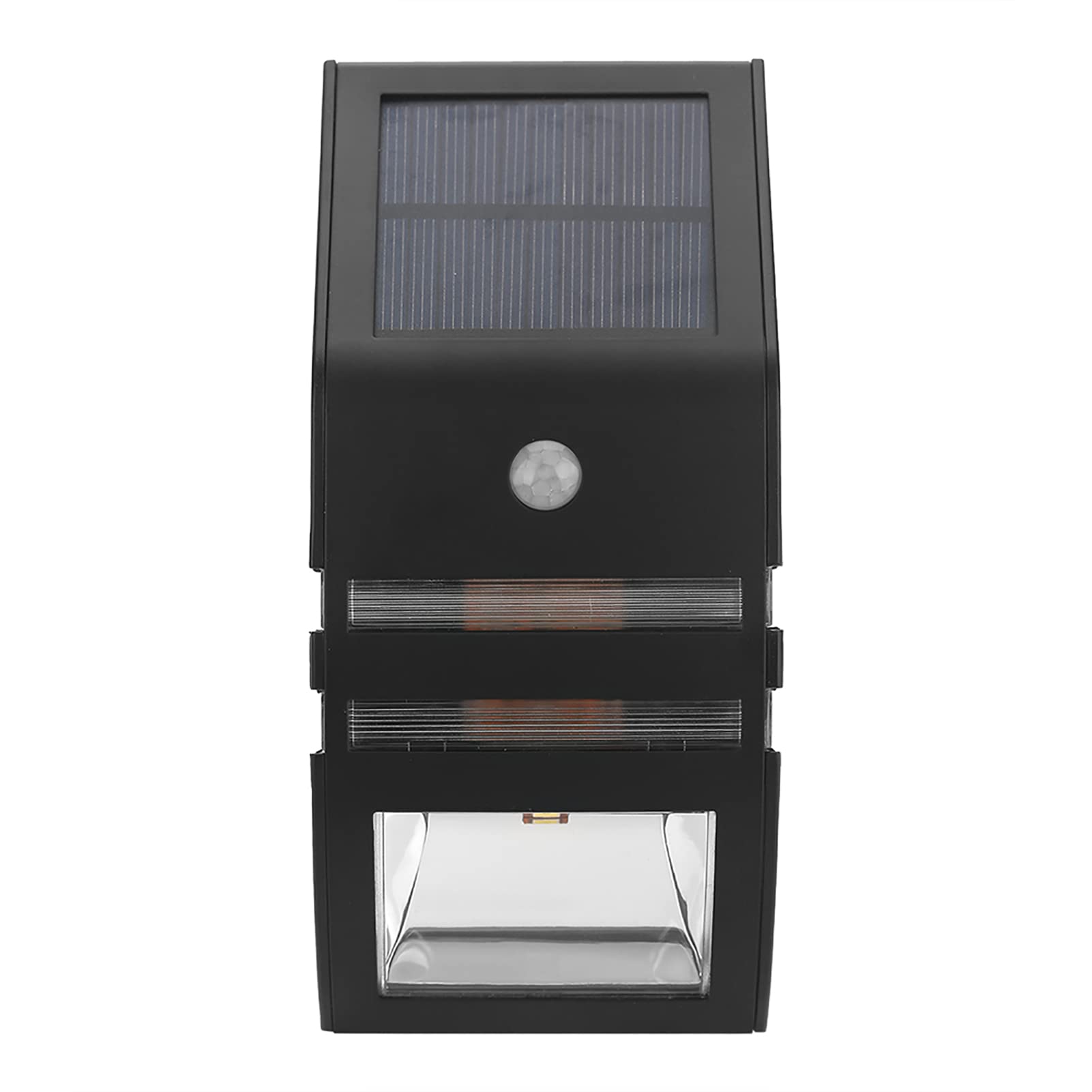 Zerodis Solar Wall Light, Polycrystalline Silicon Solar Panel Illumination Equitment Stainless Steel Casing Solar Power Motion Sensor Lamp for Use in Garages Corridors Patio (3)