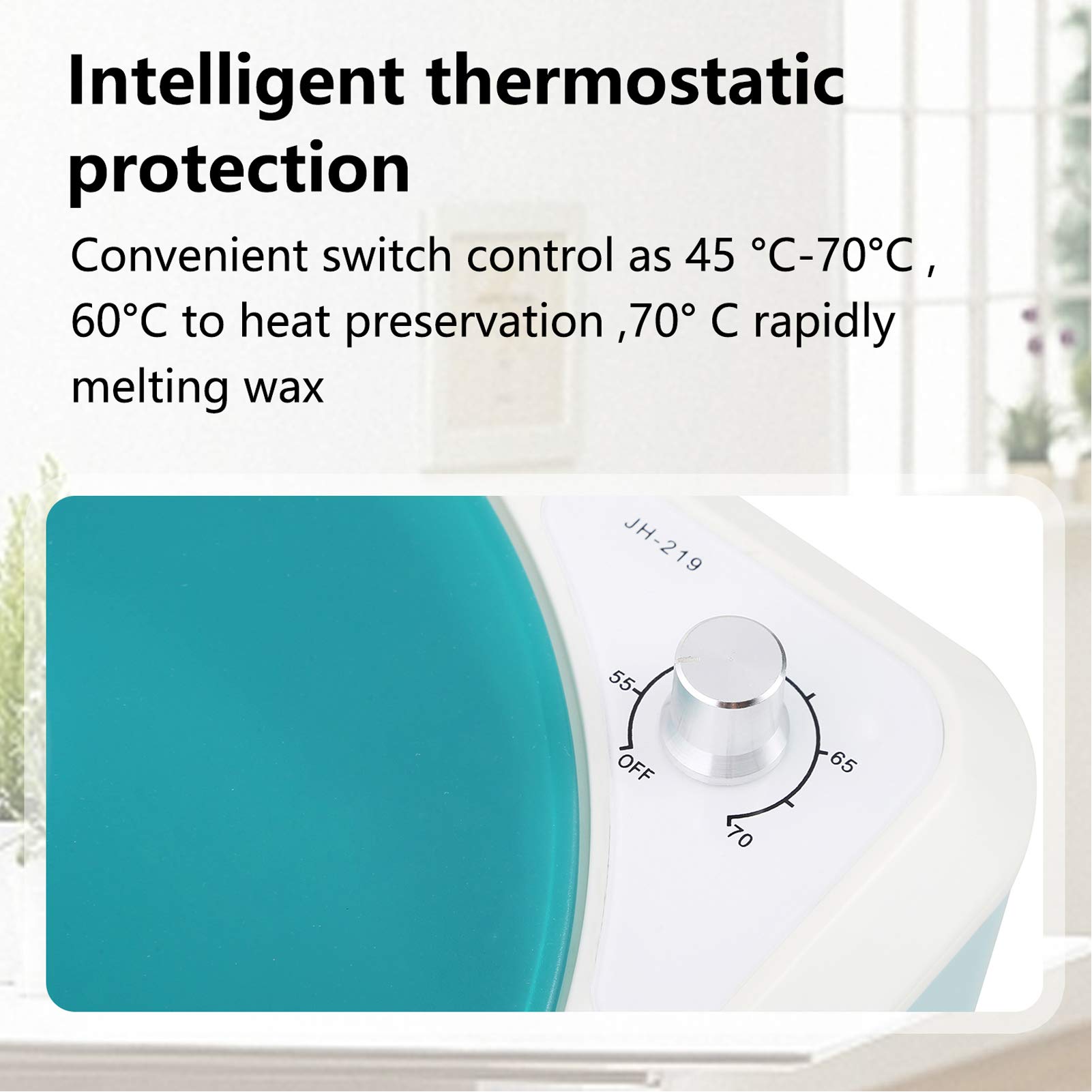 New Paraffin Wax Machine for Hand and Feet,Paraffin Bath Upgrade Spa Wax for Smoothens and Softens Dry Skin Quick Heating Paraffin Wax Warmer (Pink)