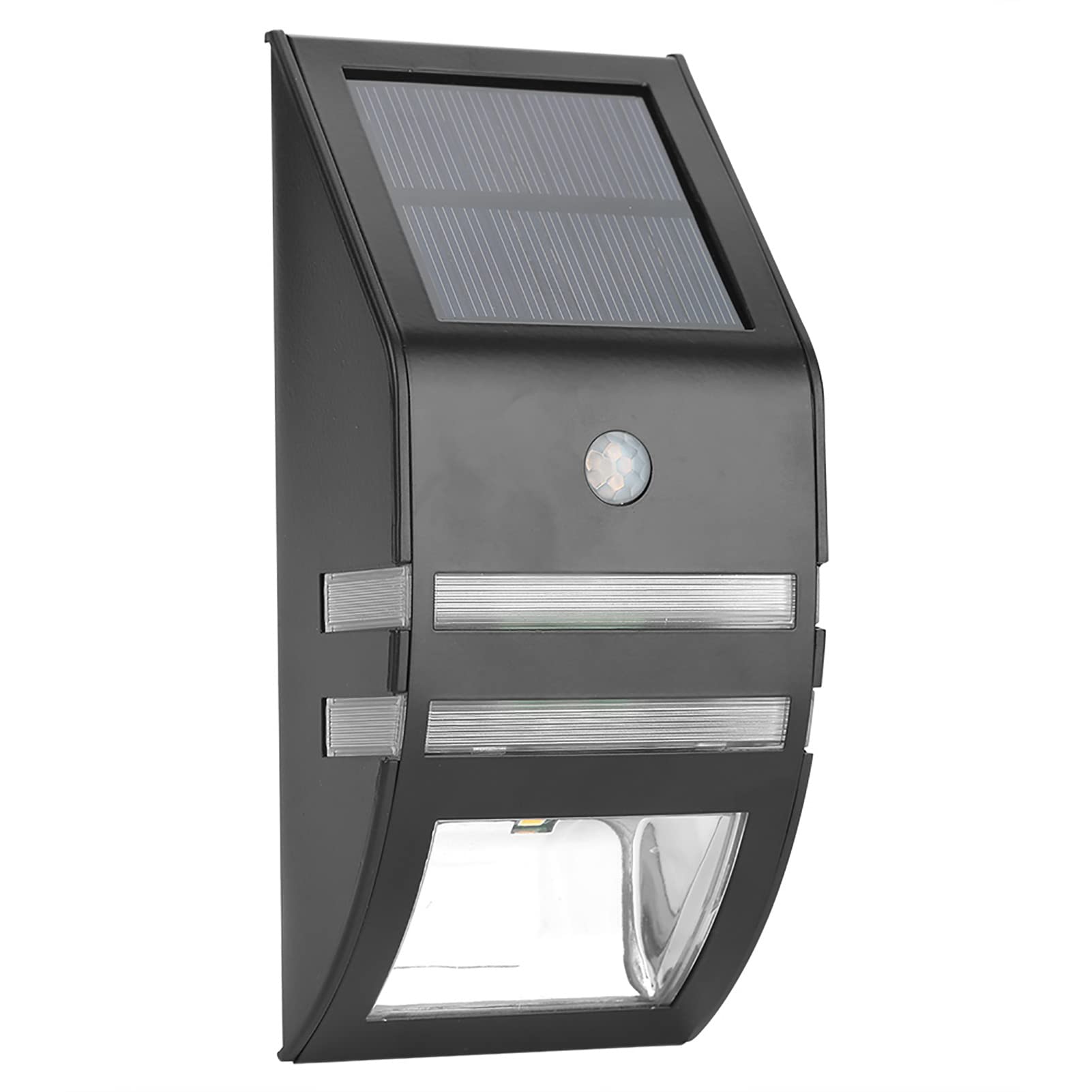 Zerodis Solar Wall Light, Polycrystalline Silicon Solar Panel Illumination Equitment Stainless Steel Casing Solar Power Motion Sensor Lamp for Use in Garages Corridors Patio (3)