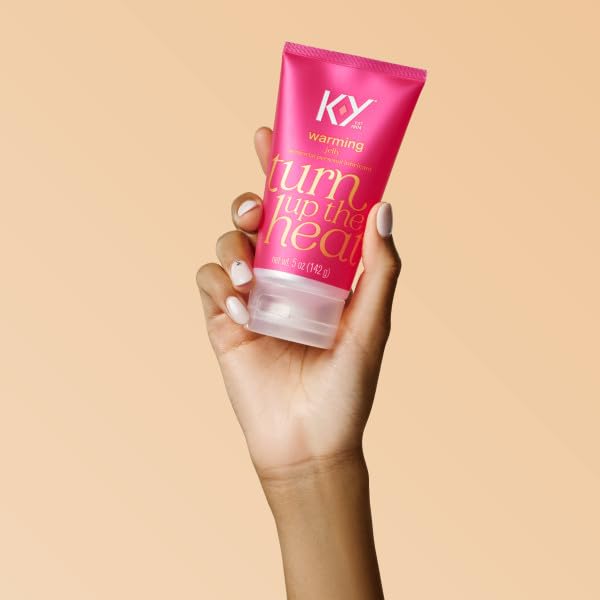 K-Y Warming Jelly Lube, Sensorial Personal Lubricant, Glycol Based Formula, Safe to Use with Latex Condoms, For Men, Women and Couples, 5 FL OZ (Pack of 3)