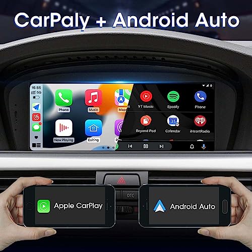 NAVIVOX Car Radio Stereo 8.8'' Android 11 Qualcomm 8-core 4GB+64GB Carplay Screen for BMW 5 Series E60/E61/E63/E64 CIC System Android Auto Display