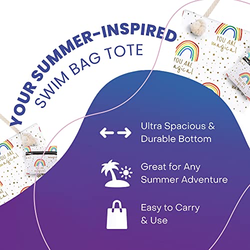 Rave Envy Rainbow Tote Bag, Beach Tote Bag - You are Magical