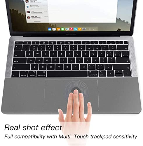 Pack of 2 - Ecomgenic Laptop touchpad Protector trackpad Cover Grey for Dell Inspiron 3000 Laptop (2021 Latest Model), 15.6 Inch