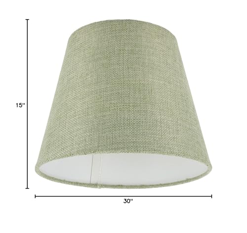 Replacement Barrel on Light Tapered,lampshades Bulb Decorative Office Cm Shade, Shade: Pendant Bedroom Green Room Linen Clip Lampshade Small Desktop Chandelier Lamp