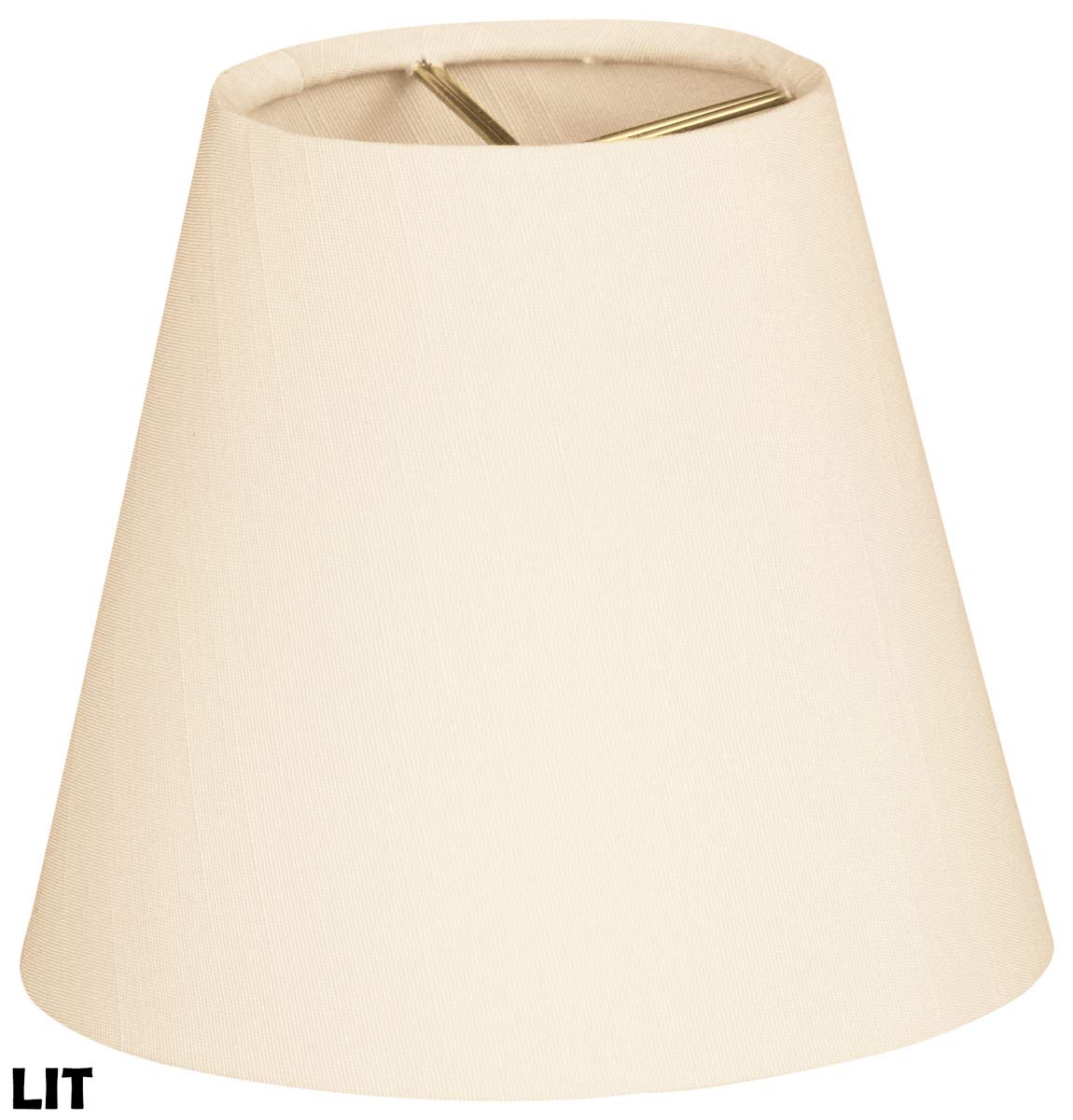 Royal Designs CS-902-5EG Hardback Empirechandelier Lamp Shade, Eggshell