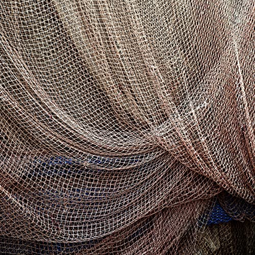 Fish Net Decorative - 5' X 10' Authentic Fishing Net Décor - (1 Pack) Decorative Fishing Net Wall Decor - Fishing Net Decoration - Fishing Net Decorative - Fishnet Décor - Sea Netting Décor