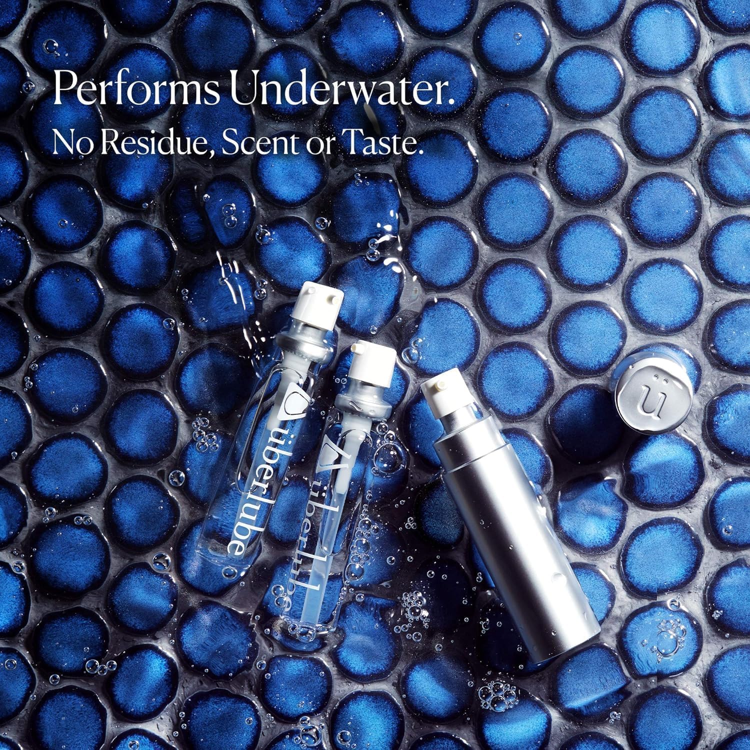 Uberlube Silicone Lube - Silver for Travel Unscented Silicone Lubricant Personal Lubrication : Latex-Safe Sex Lube Liquid for Couples, Flavorless, Vaginal & Anal Lube - 15ml