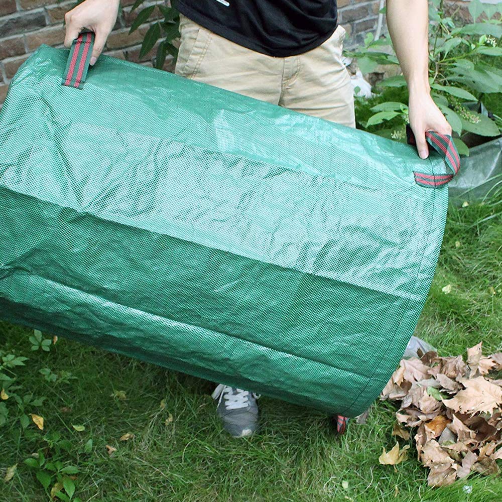 IME Reusable Gardening Lawn Leaf Bag, 272L, Green, 1 Count