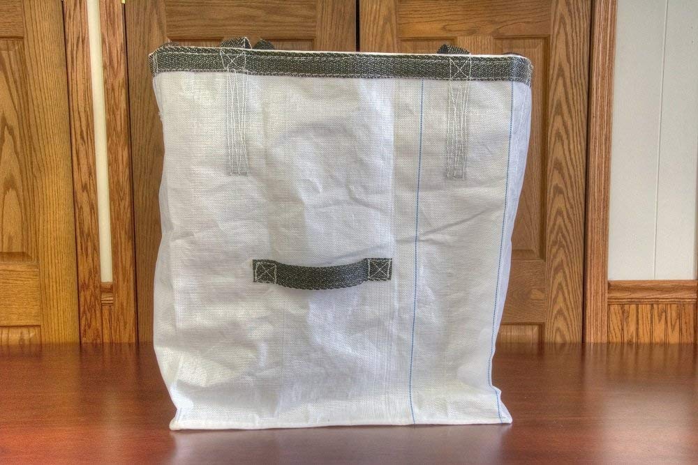 CarryAll Reusable Medium Tote Bags, Reuseable Grocery Bags, Square Heavy Duty Collapsible Storage Bins