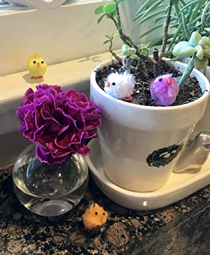 Funiverse Bulk 72 Pack Chenille Chick Baby Shower or Easter Decoration Assortment