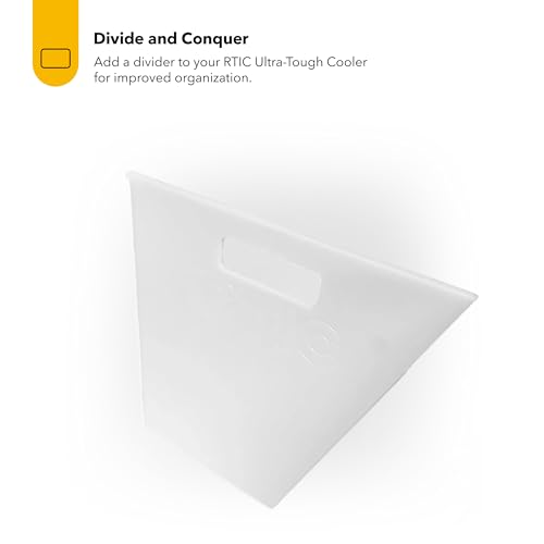 RTIC Cooler Divider for Hard Coolers, Cooler Accessories Perfect for Outdoors, Camping and Travel, Insert to Keep Contents Divided for Organization, 110 QT