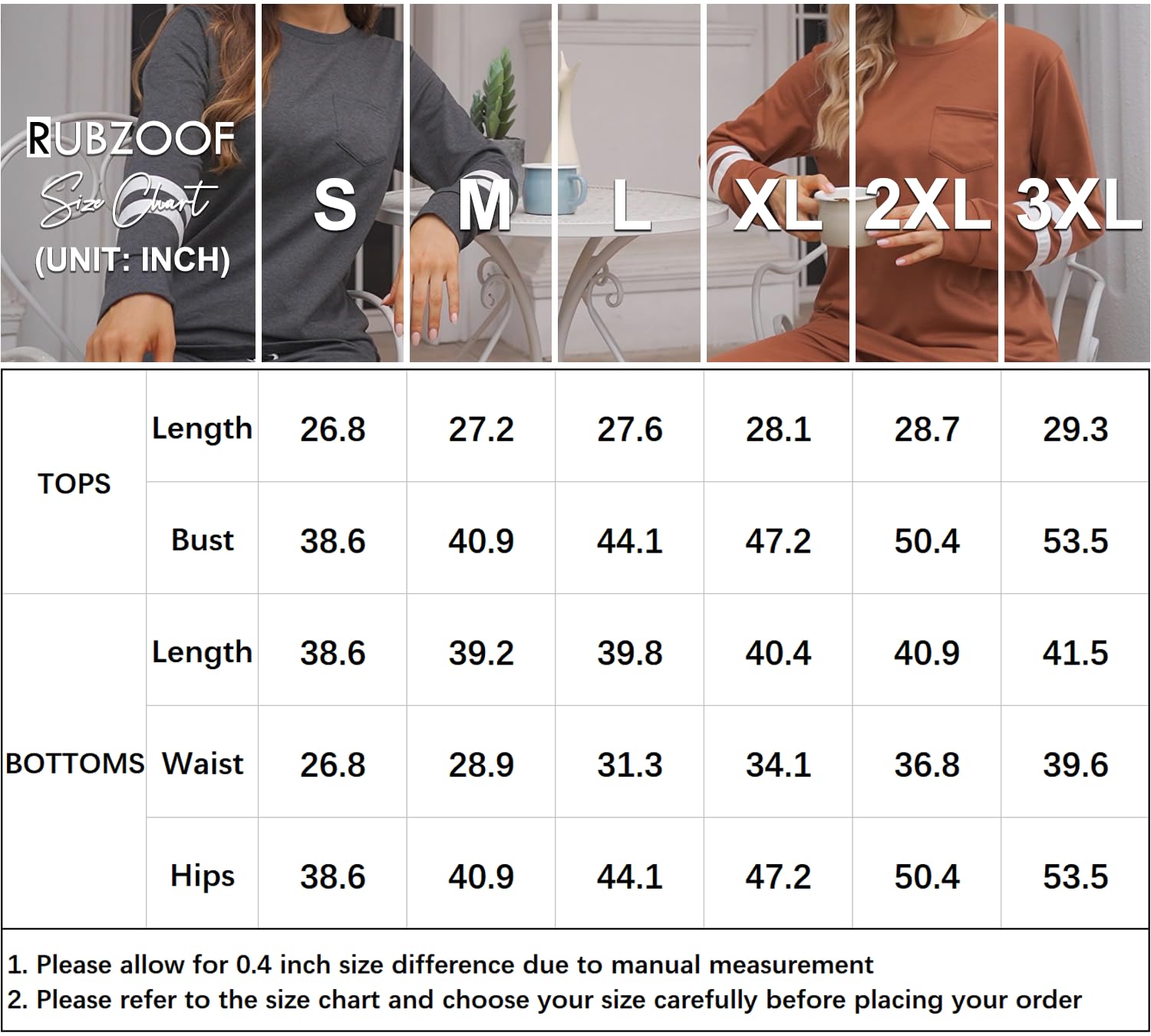 RUBZOOF Tracksuit for Women Set Plus Size Two Piece Lounge Wear Sweatsuit Outfits Gray 3XL