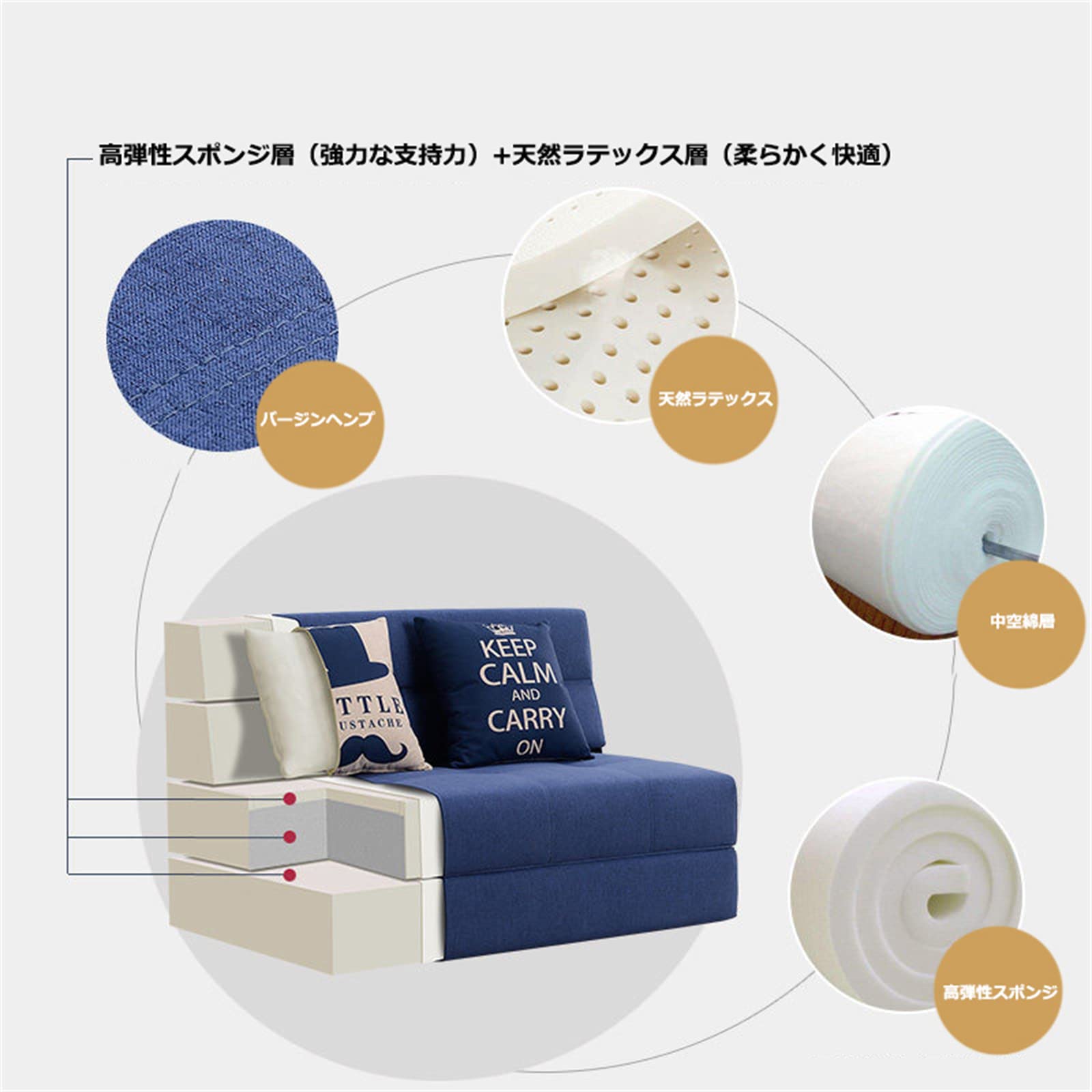 UsmAsk Sofa Bed Single Seat Chair 2 Seats Folding Reclining Sofa 2 Seats Ning Sofa Low Bed Mattress Sofa Bed Compact Floor Sofan,Light Gray,72Γ76Γ72cm (Dark Gray 72Γ76Γ150cm)