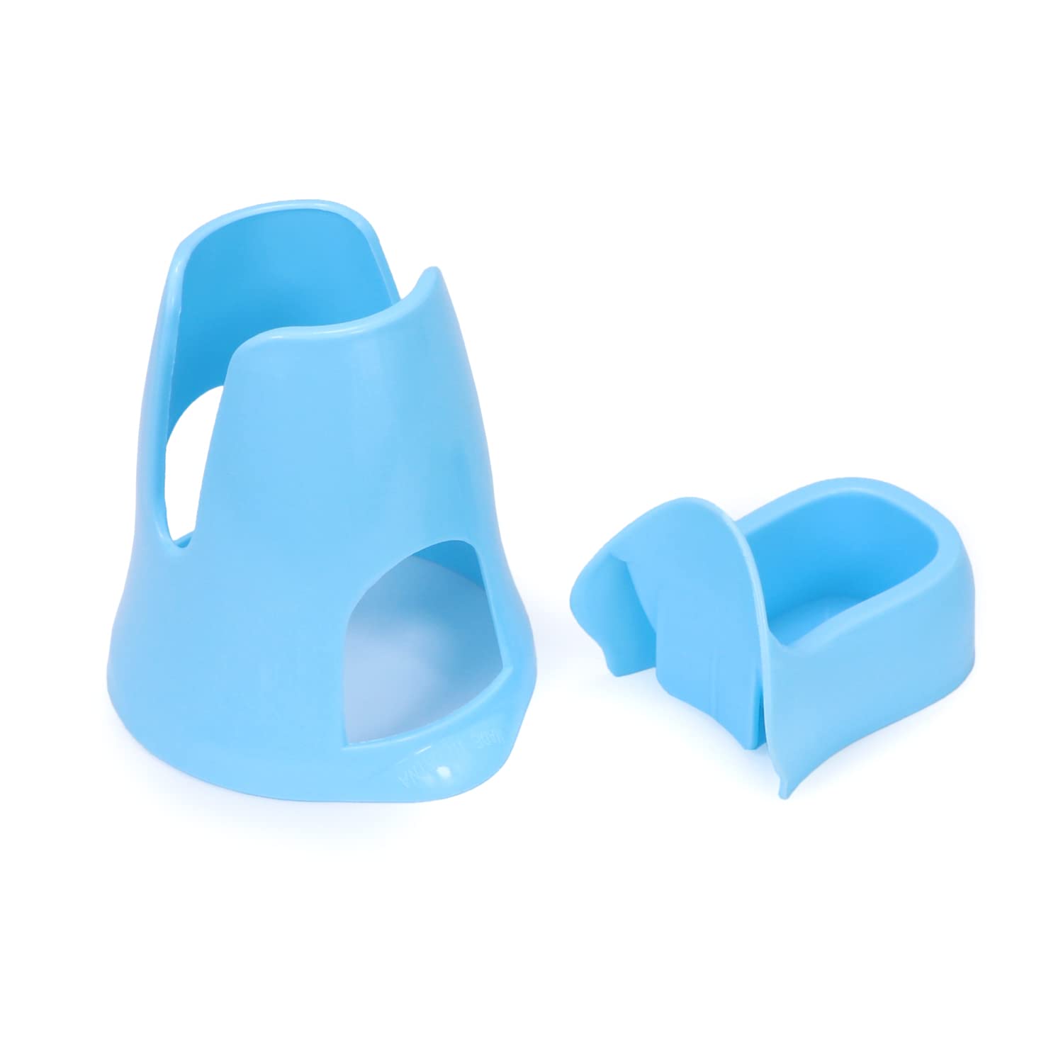 Litewoo Hamster Water Bottle with Food Container Base Hut No Drip Drinking Dispenser for Dwarf Hamster Rats Mouse Gerbil Mice(Blue 80ML Removable Base)