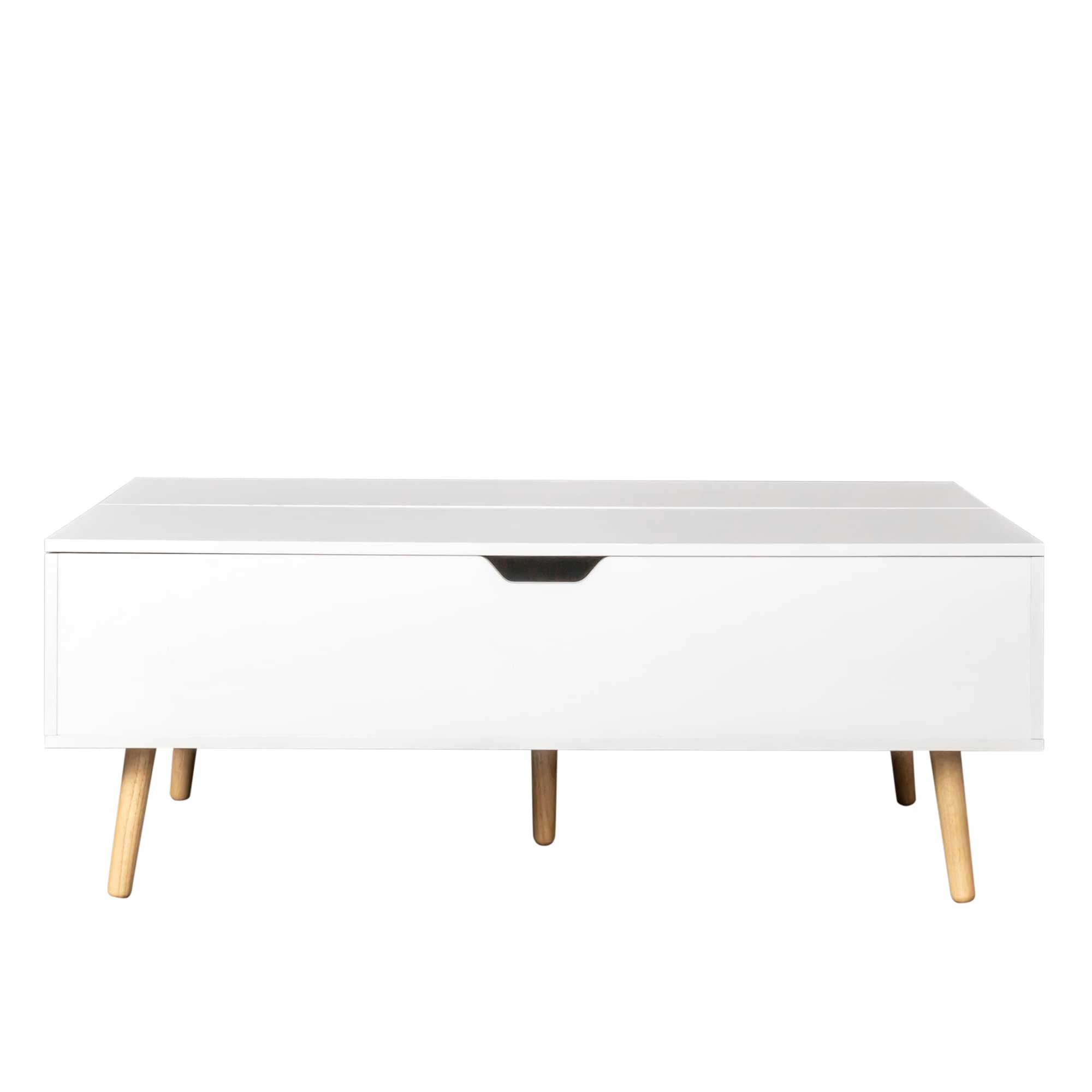 Lift Top Coffee Table, Modern Coffee Table with 2 Storage Drawers,Center Table with Lift Tabletop for Living Room, Office