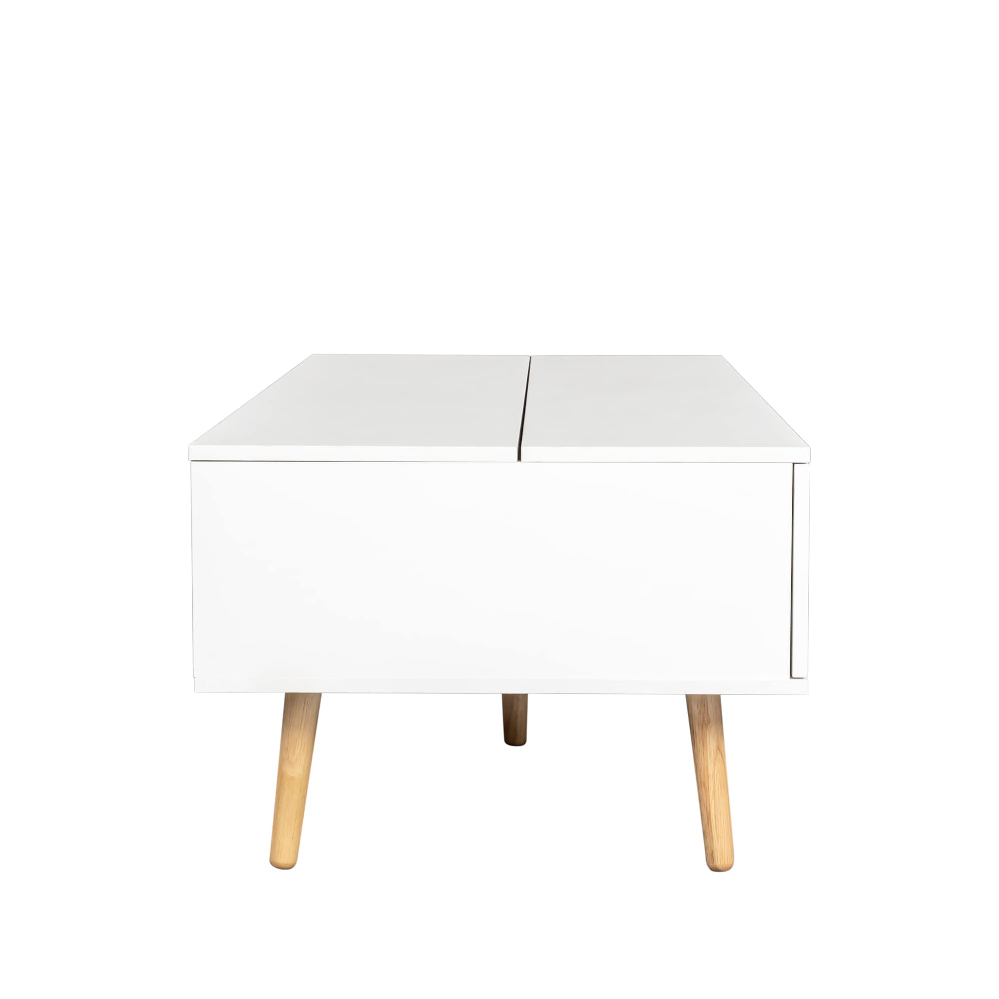 Lift Top Coffee Table, Modern Coffee Table with 2 Storage Drawers,Center Table with Lift Tabletop for Living Room, Office
