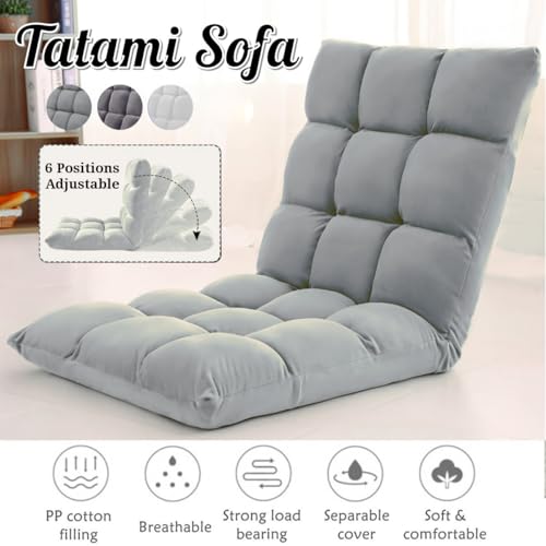 Lazy Sofa Tatami Single Small Sofa, Bedroom Bed Backrest Folding Chair