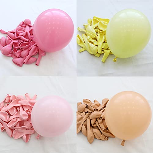 Daisy Balloon Garland Arch Kit Macaron Pastel Pink And Yellow Boho Groovy Party For Baby Shower Wedding Birthday Sunflower Decor