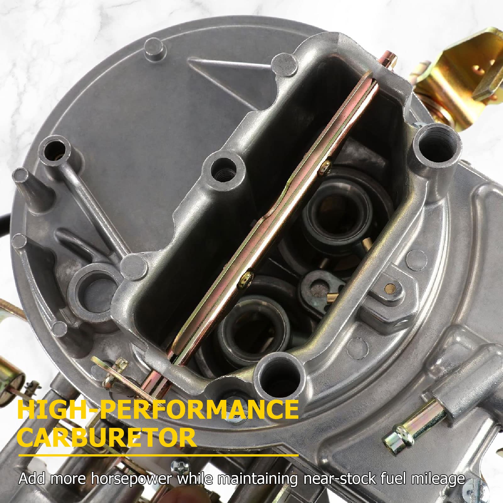 AUXMART 2 Barrel Carburetor Carb for Ford 289 302 351 Cu F100 F250 F350 Mustang Engine 289 302 351