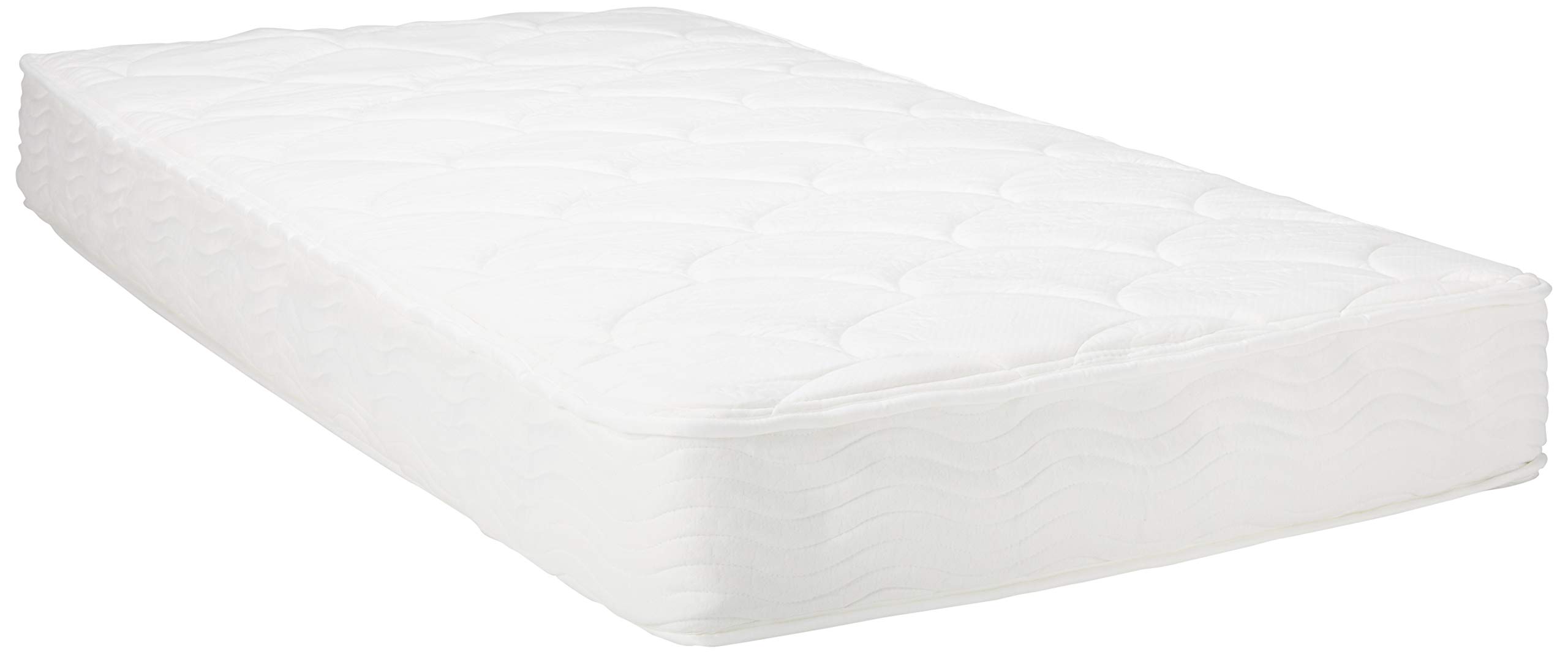 ZINUS 8 Inch Quilted Pocket Spring Mattress Bed-in-a-Box, Twin XL, White