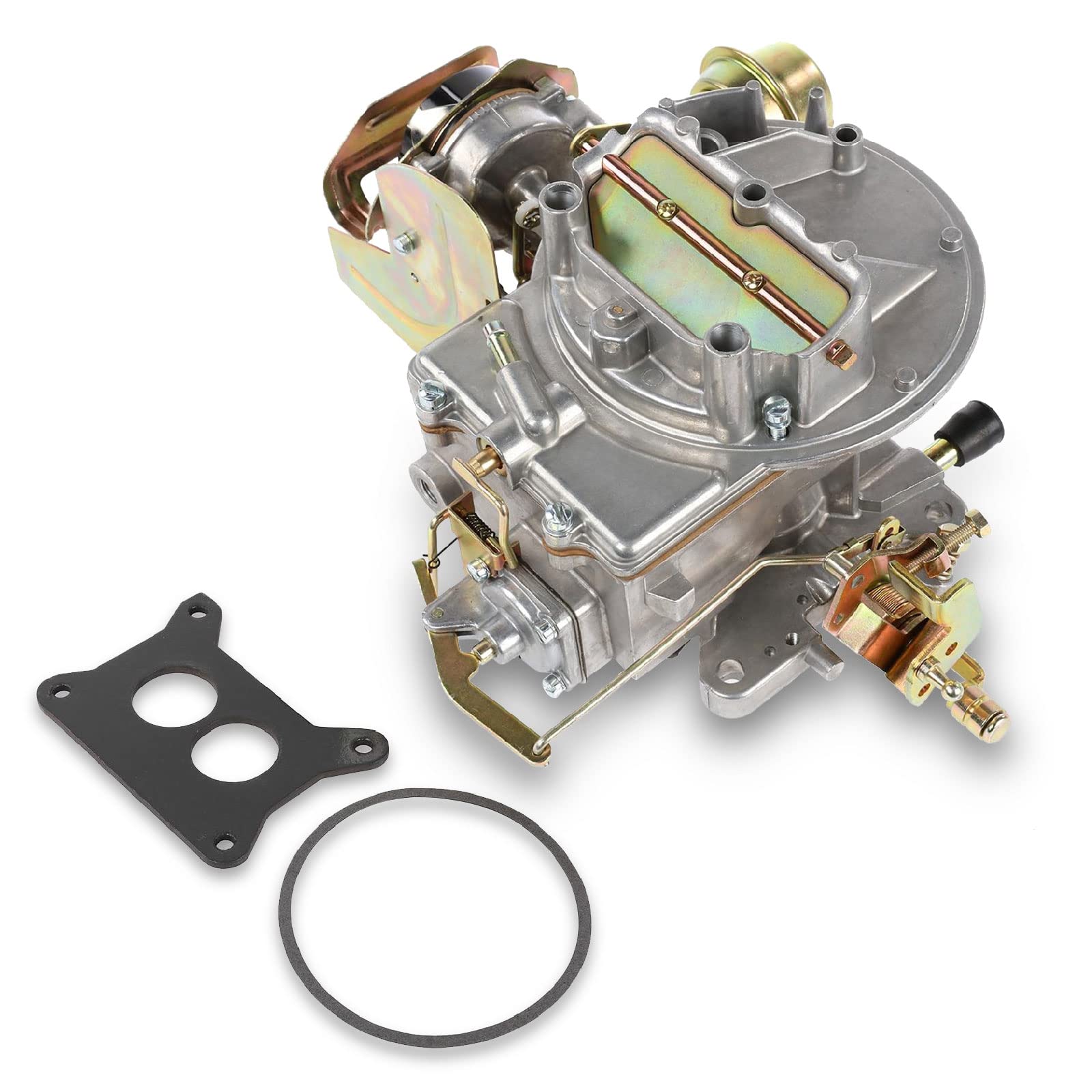 AUXMART 2 Barrel Carburetor Carb for Ford 289 302 351 Cu F100 F250 F350 Mustang Engine 289 302 351