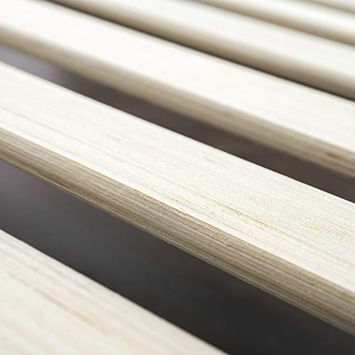 ZINUS Charlotte Upholstered Platform Bed Frame, Mattress Foundation, Wood Slat Support, No Box Spring Needed, Easy Assembly, King