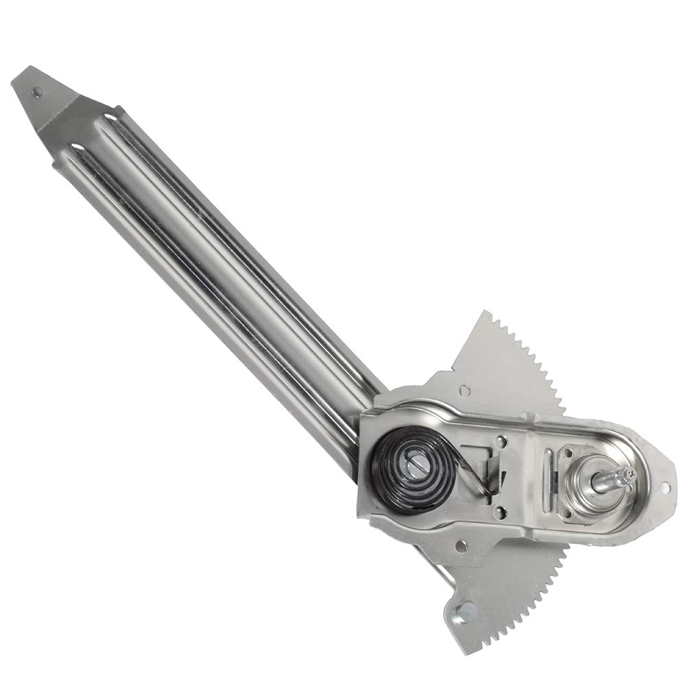 OCPTY Front Left Driver Side Window Regulator 740-866 Fits 1978-1979 Ford Bronco, F-100, F-150, F-250, F-350 Silver Metal Plastic
