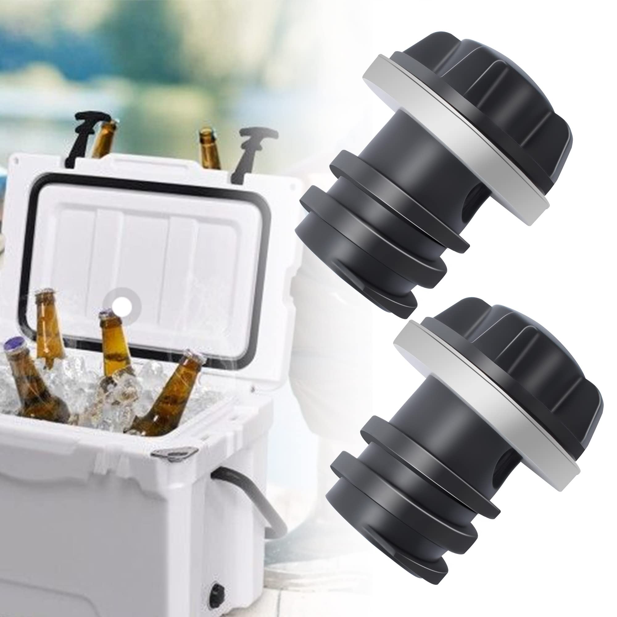 Cooler Drain Plug Replacement for YETI,Drain Plug Compatible with Yeti's Line of Roadie and Tank Coolers and RTIC Coolers Leak-Proof Accessories