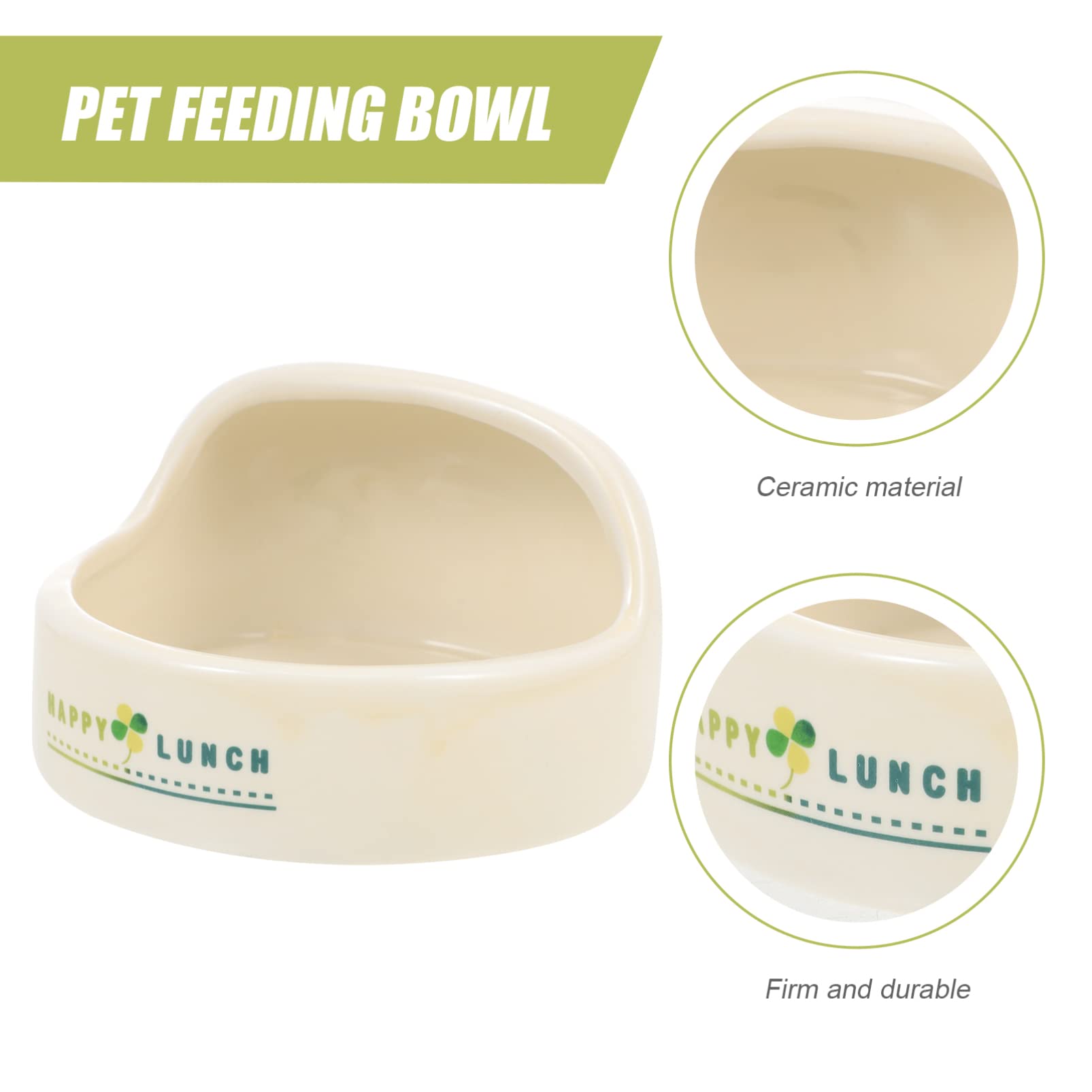 Hamster Food Bowl Hamster Food Holder Pet Feeding Bowl -Falling Pet Bowl Pet Food Bowl Rabbit Feeder Guinea Pig Bowl Multi-Function Pet Bowl Small Pets Food Container