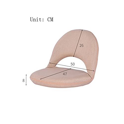 DDTTXP Lazy Sofa Tatami Folding Cushion Sofa Foldable Single Small Sofa Bed Living Room Esports Game Seat Home Chair (Color : Coffee)