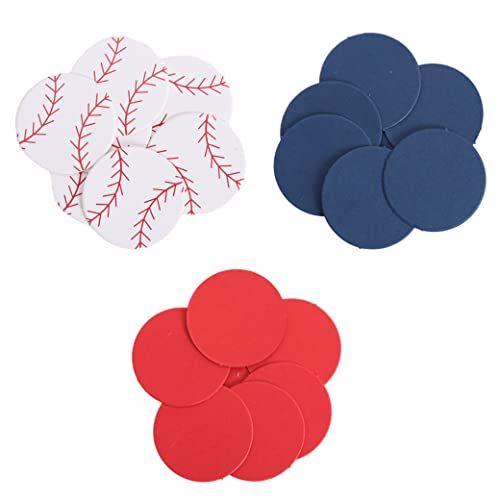 180pc Baseball Confetti for Party - Table Decoration, Sports Themed Birthday Decor for Baby Shower, Photo Booth Props (Baseball Confetti)