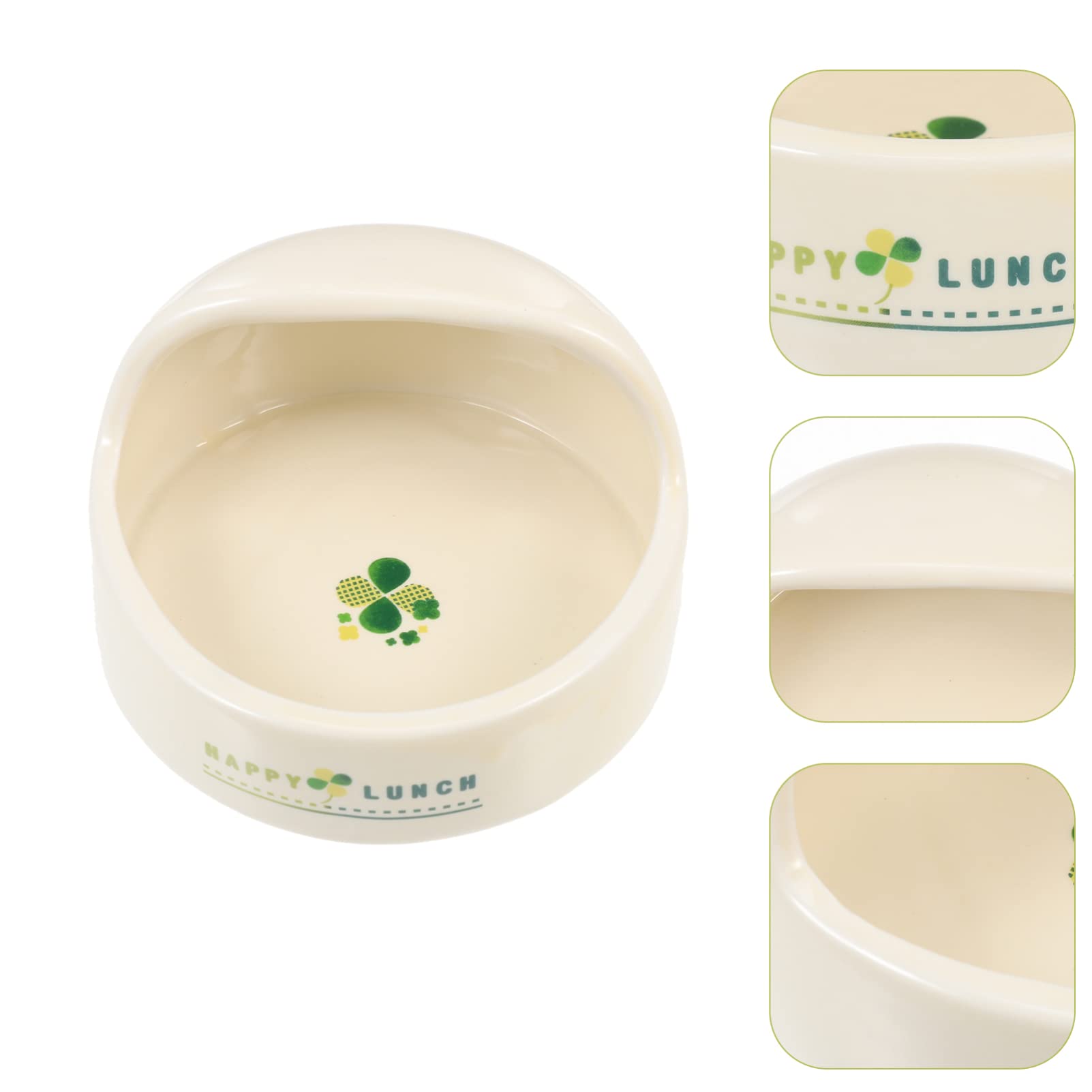 Hamster Food Bowl Hamster Food Holder Pet Feeding Bowl -Falling Pet Bowl Pet Food Bowl Rabbit Feeder Guinea Pig Bowl Multi-Function Pet Bowl Small Pets Food Container