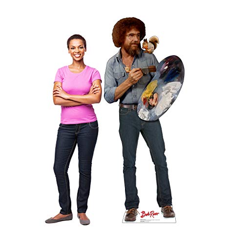 Advanced Graphics Bob Ross & Friend Life Size Cardboard Cutout Standup