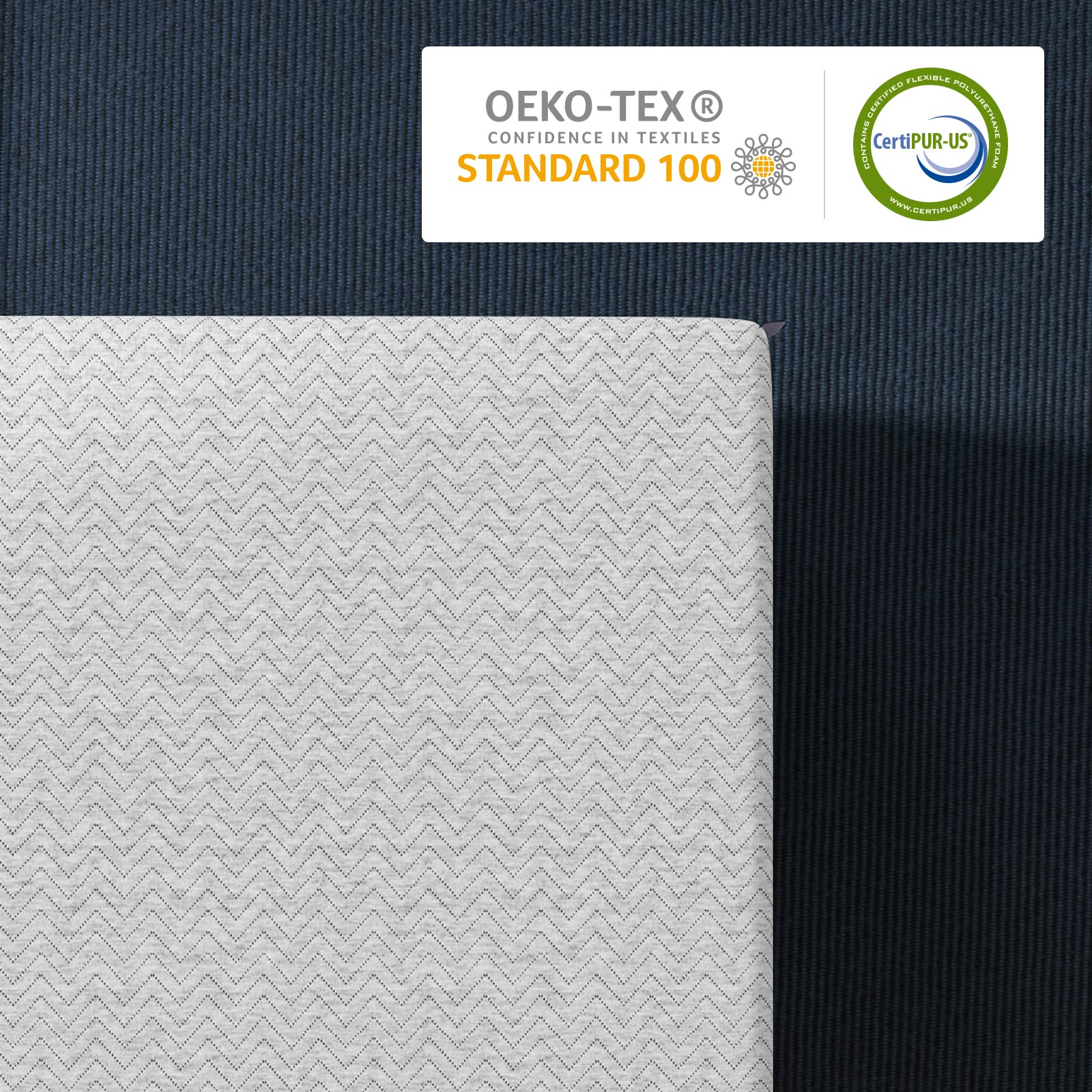 BedStory Mattress Topper 4 Inch King Size -Memory Foam Bed Topper for Pain Relief - Copper Gel Bamboo Charcoal Green Tea Infused Cooling Mattress Pad